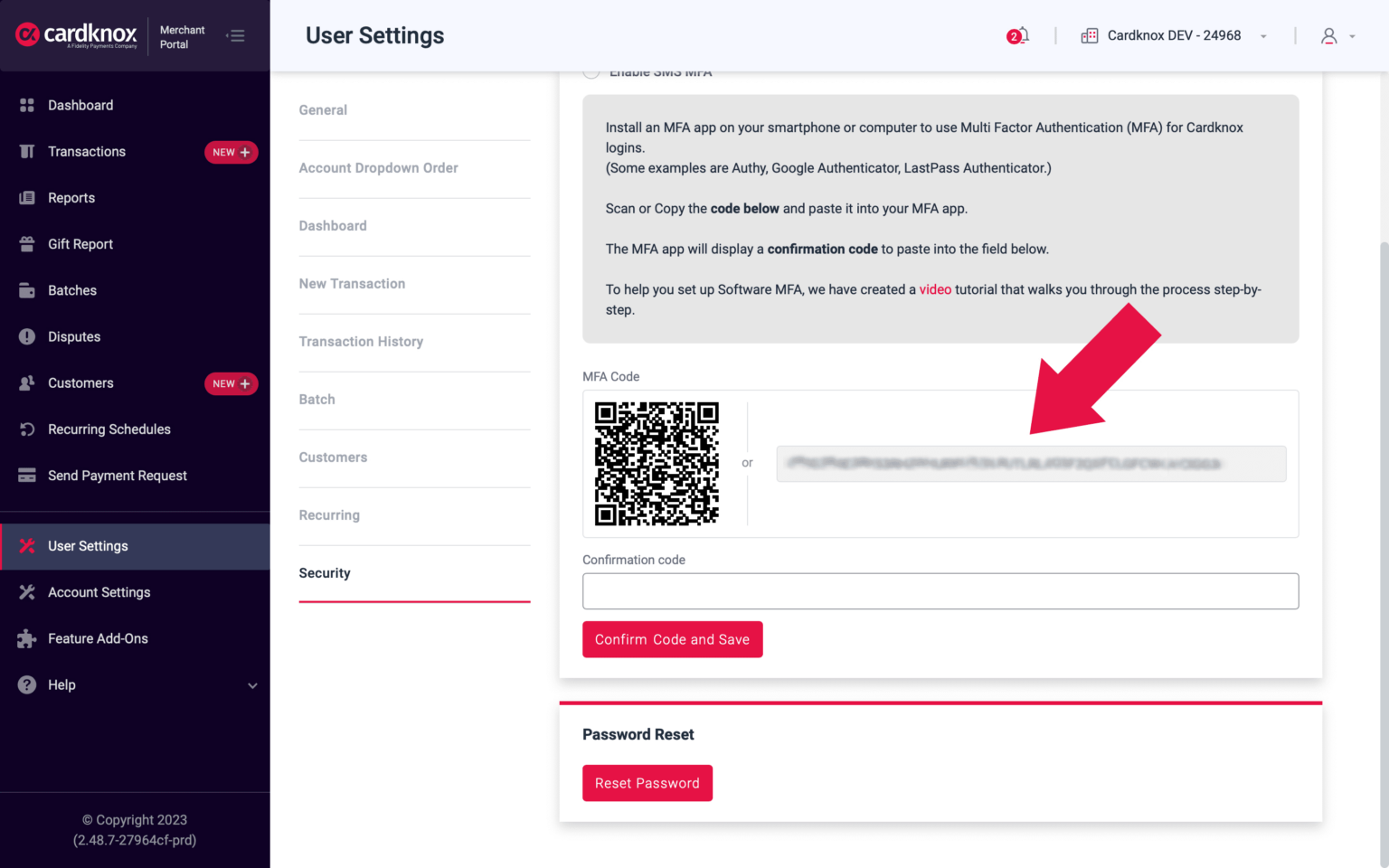 How to Set Up Multi-Factor Authentication - Cardknox Merchant Portal ...